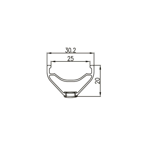 Rapidé TR27-25 EC 650b Rim – Rapide
