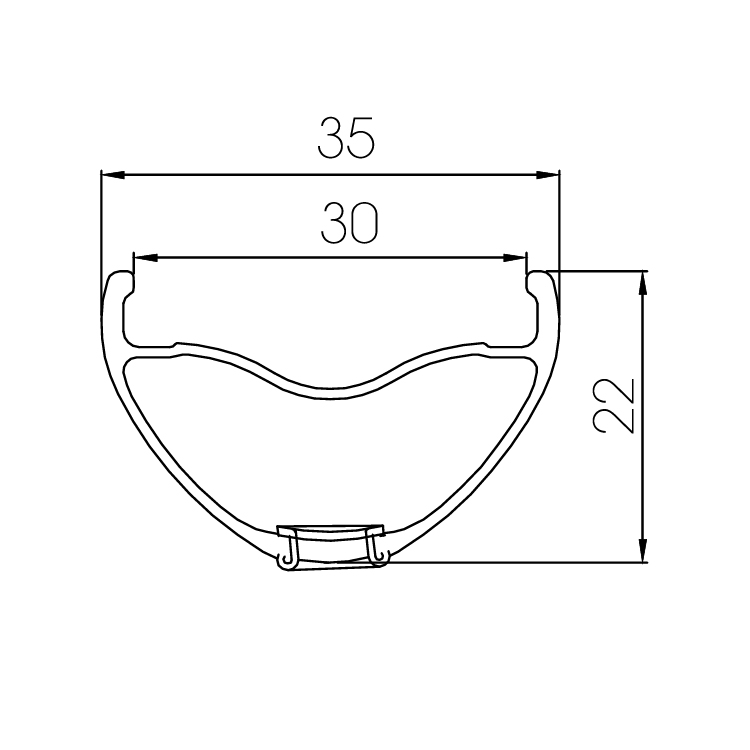 Rapidé TR27-30 EC 650b Rim 32h – Rapide